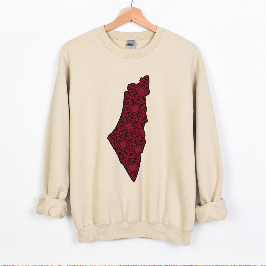 Tatreez Map - adult – Coco & Palm Designs